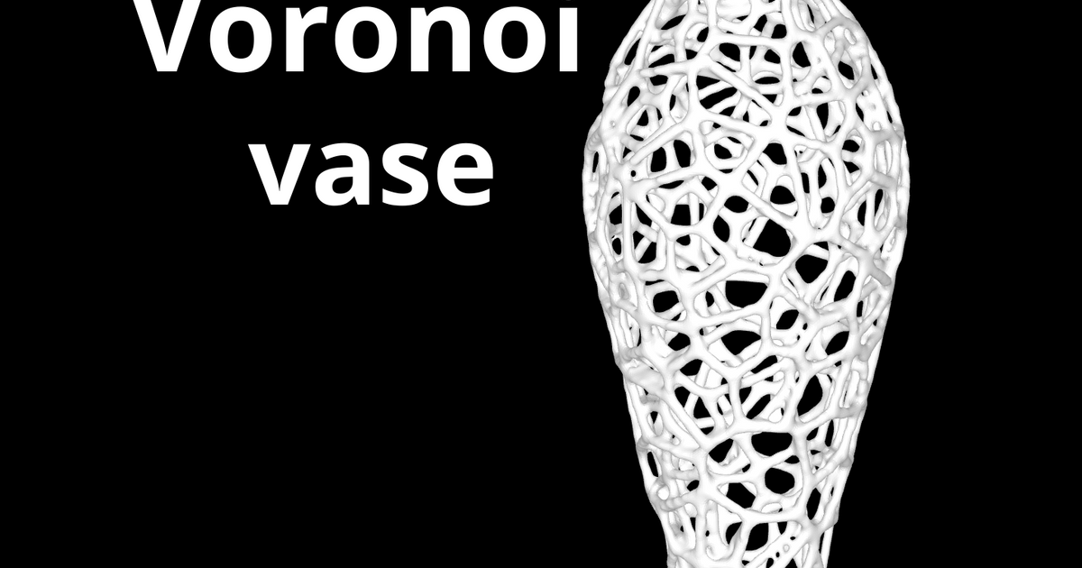 Voro vase by Ts3D | Download free STL model | Printables.com