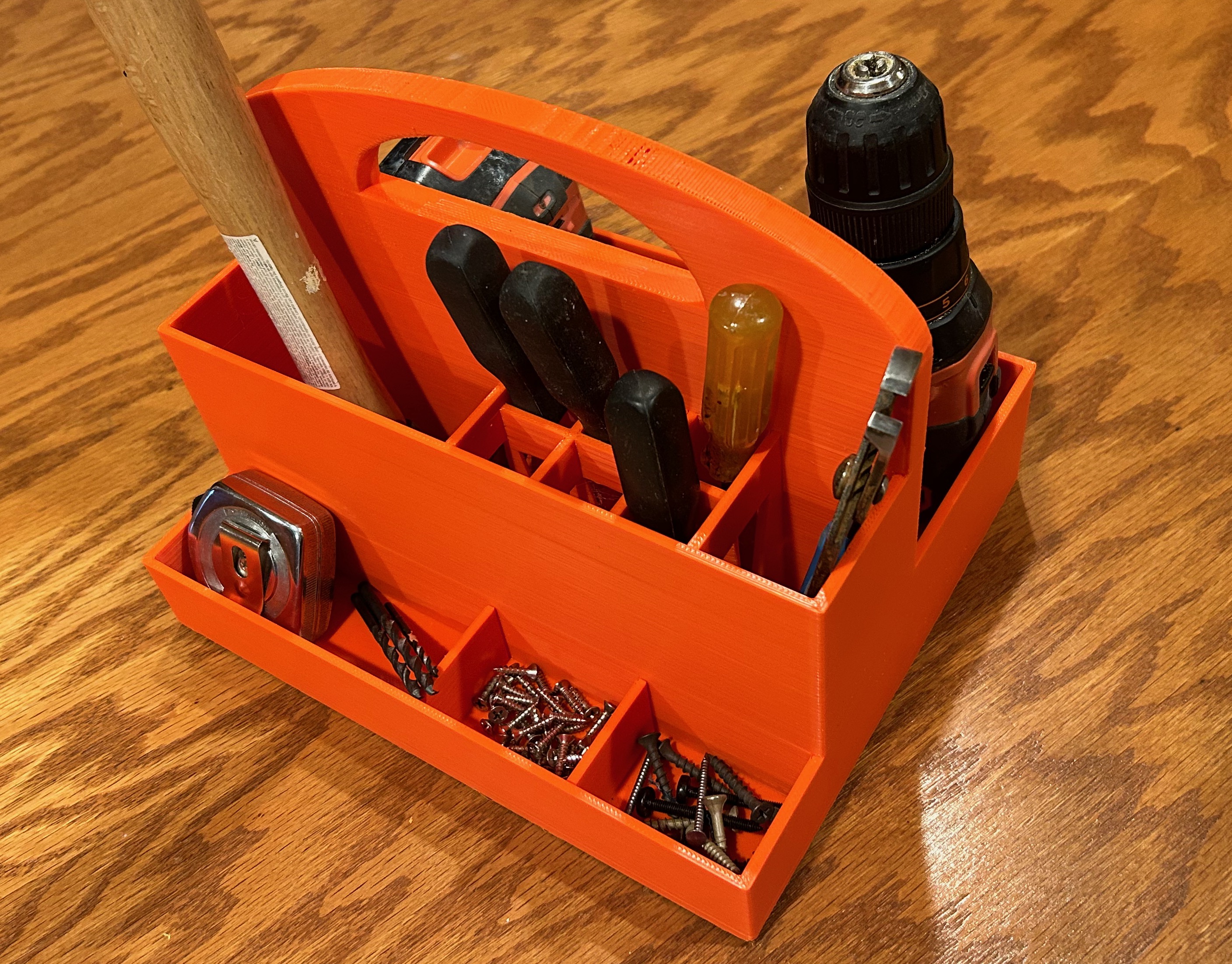 Sturdy Tool Caddy by DC3d | Download free STL model | Printables.com