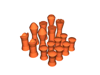 Mini Chess Set by Steel Prints | Download free STL model | Printables.com