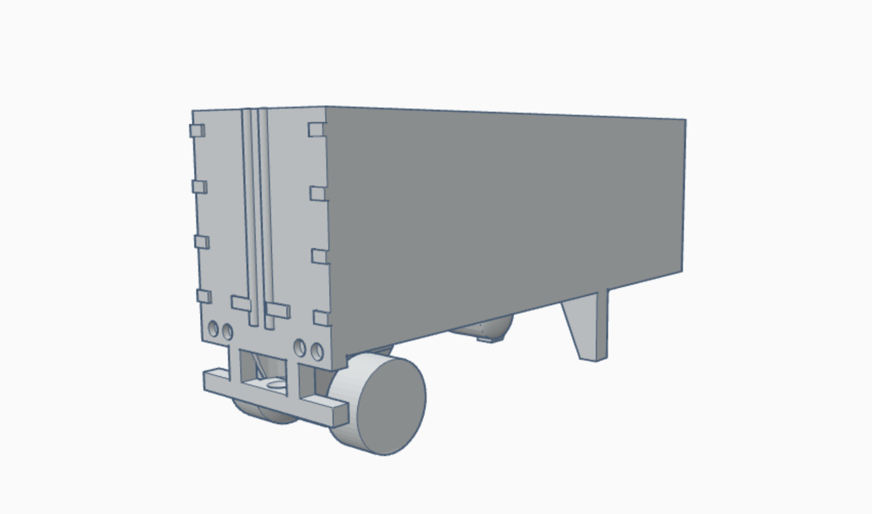 Mini 28 foot Reefer Trailer by Stamtrax | Download free STL model ...