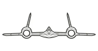 SR-71 - Side View - Silhouette by Chris D | Download free STL model ...