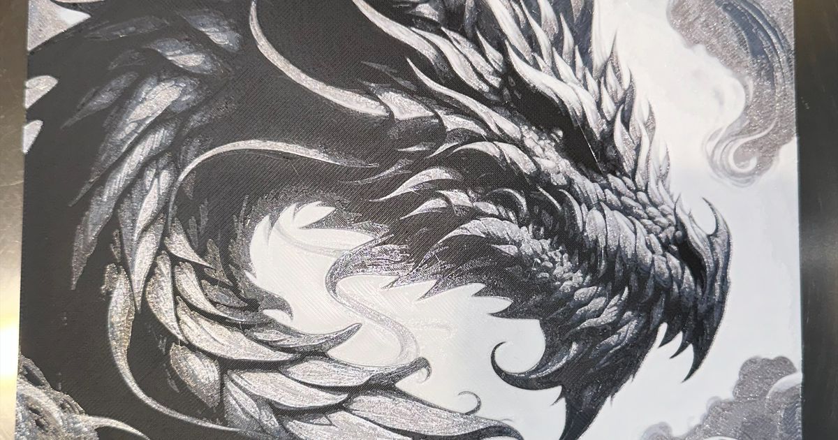 HueForge Dragon Head by MentalSchism | Download free STL model ...