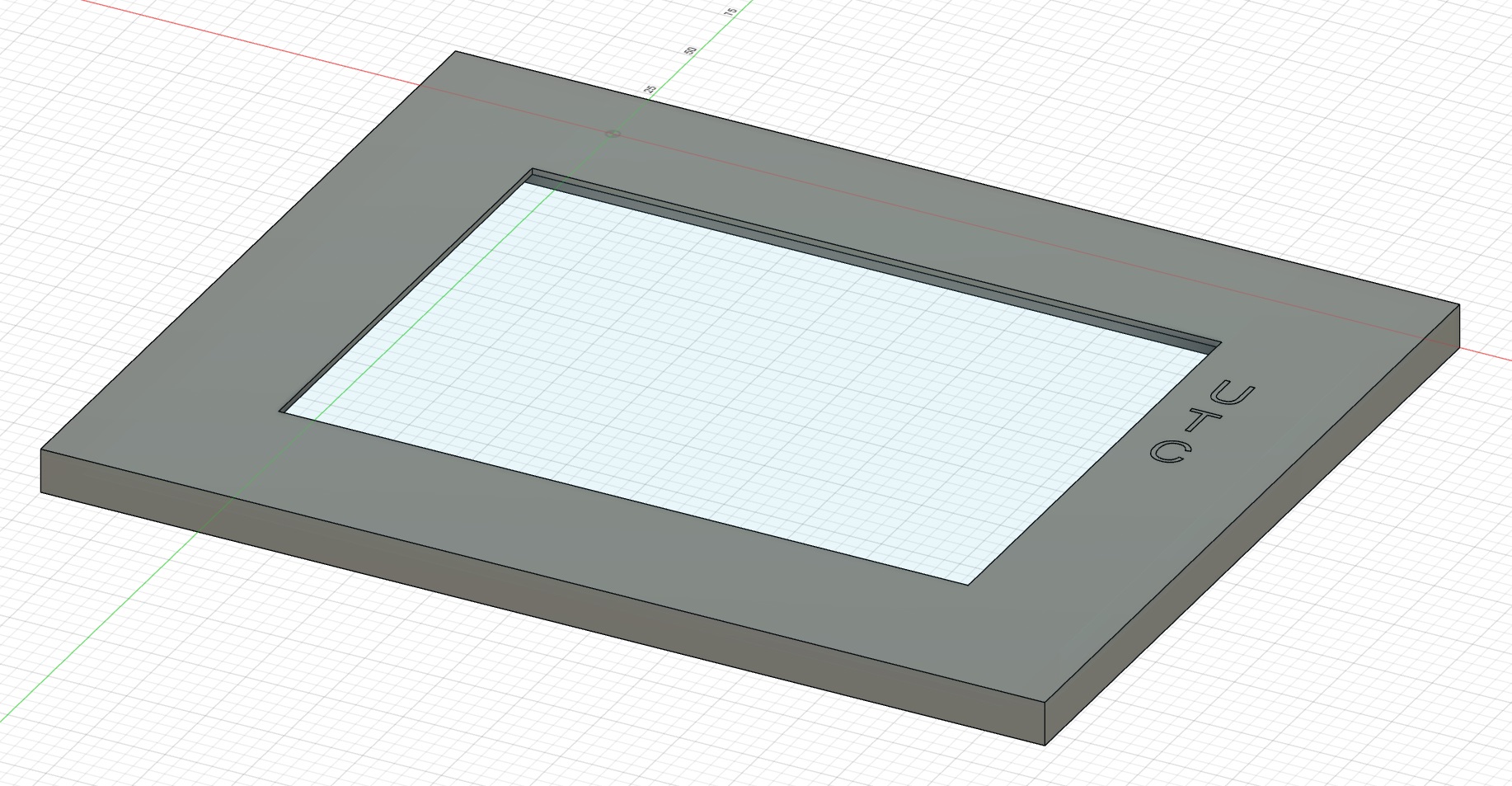 Ham radio UTC clock frame by Dimitrivich | Download free STL model ...