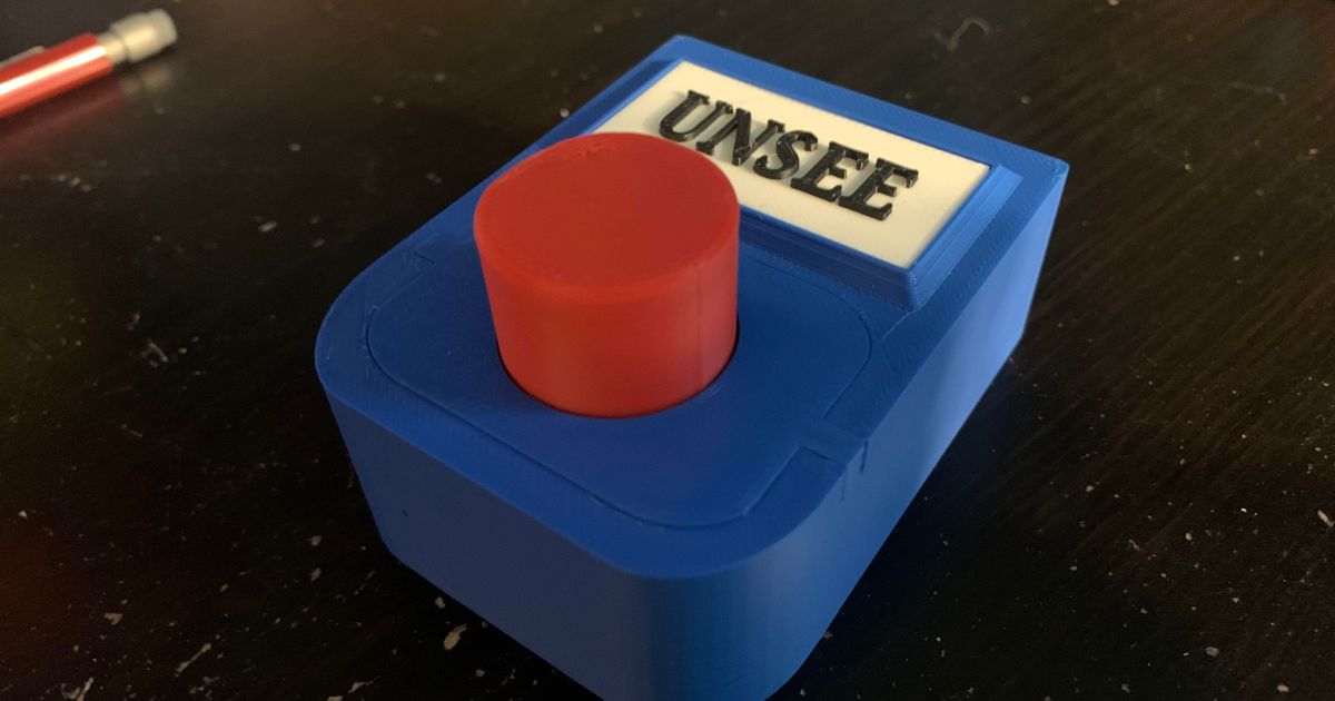 fidget Button unsee magnet by AJ Viking | Download free STL model ...