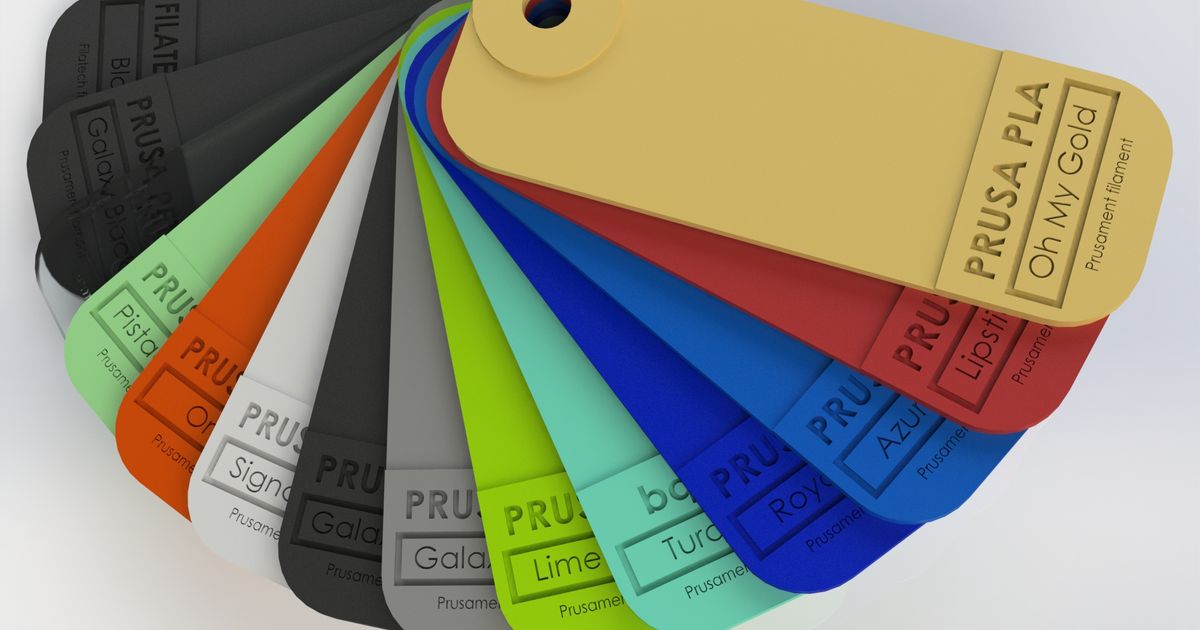 Material Swatches by SolidWorks Maker | Download free STL model ...