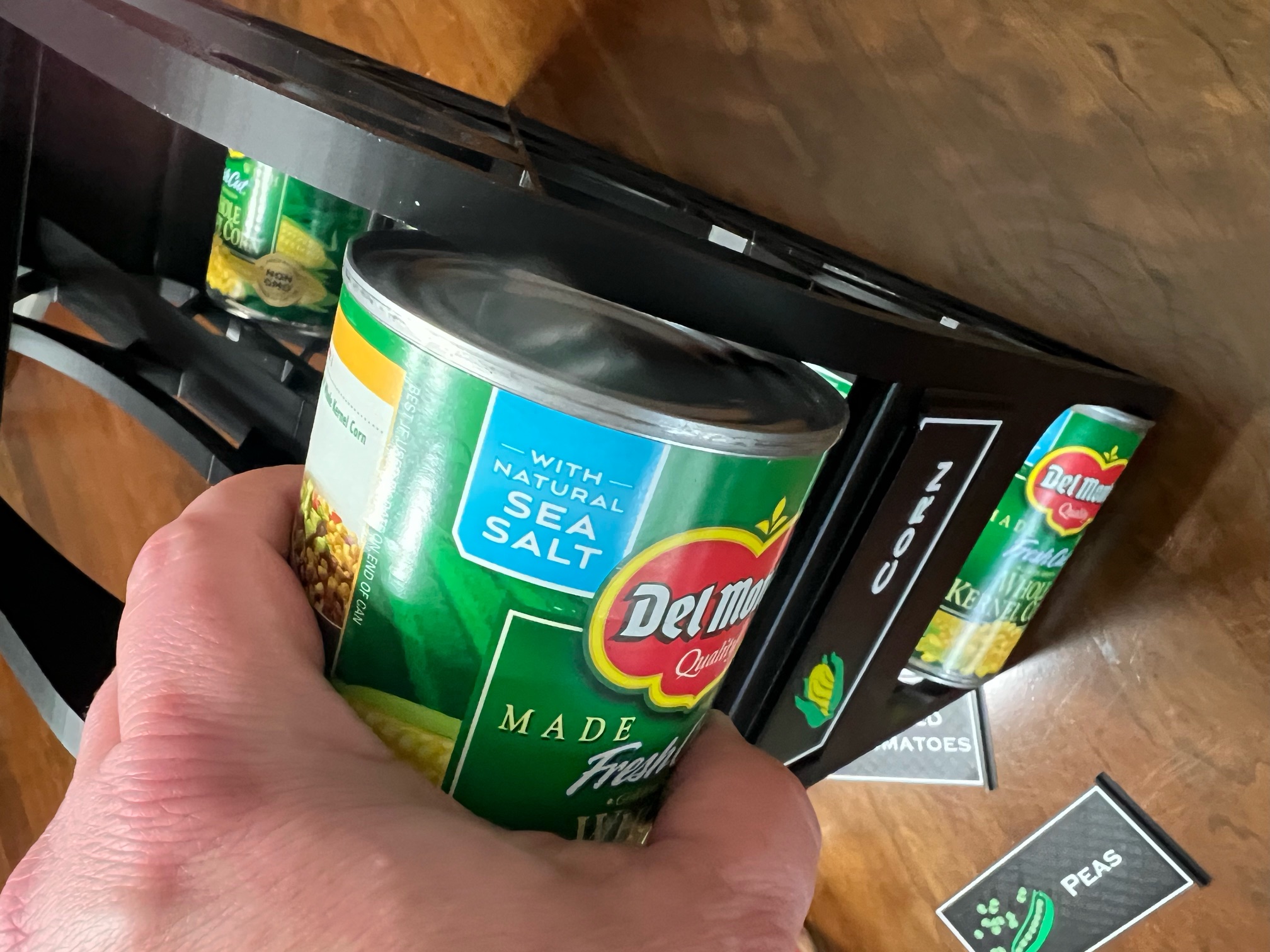 Vegetable Can Dispenser w/ Labels by cbaileyhp | Download free STL ...