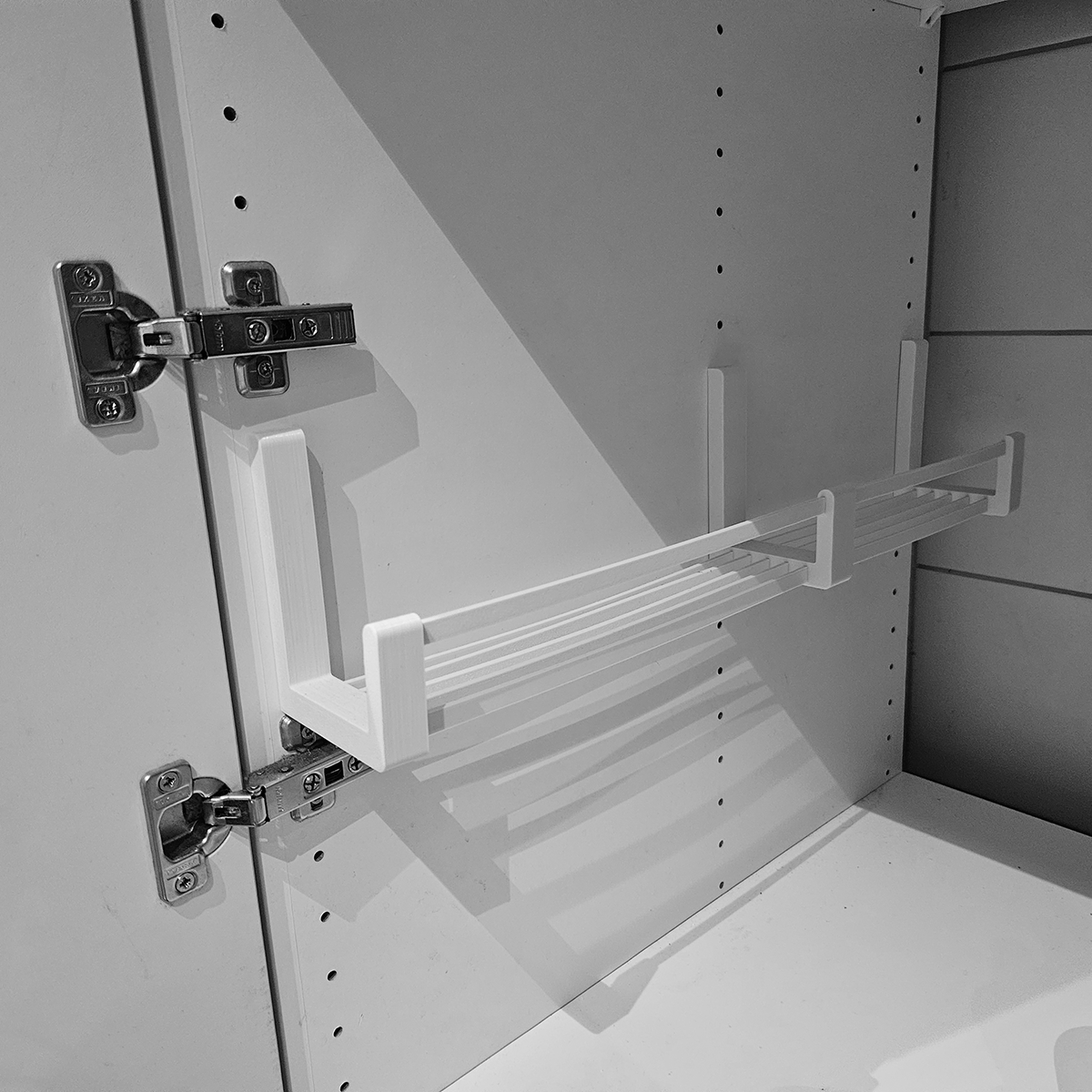 80mm SideStash Shelf (Compatible with IKEA Wardrobes) by NEWSTREAM ...