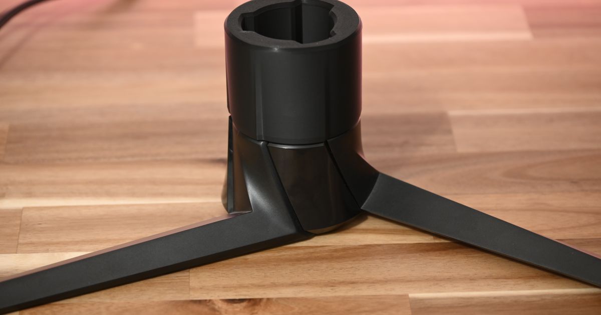 Monitor raiser stand adapter for ROG PG by Artur Oleszczuk | Download ...