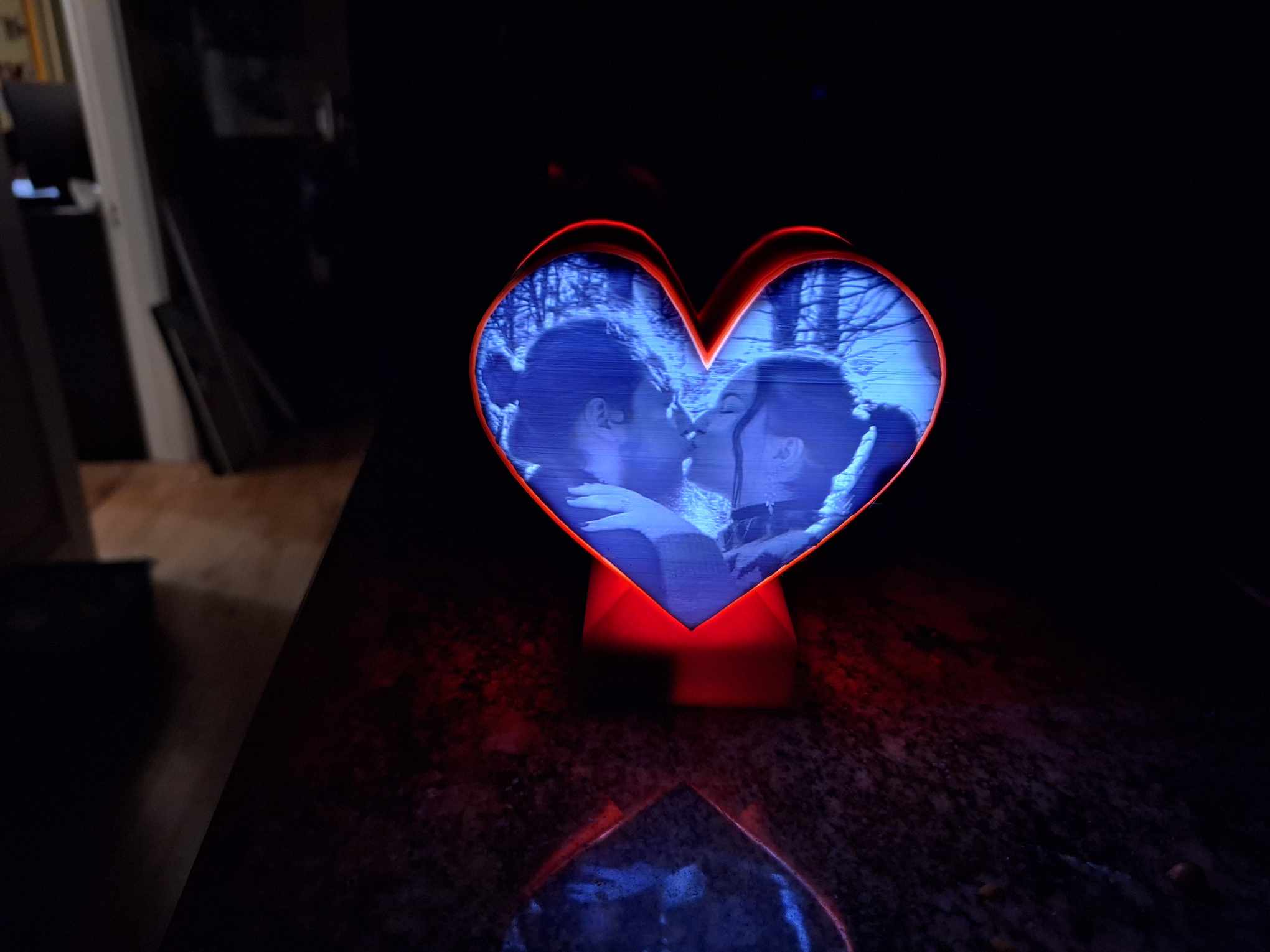 Heart Lithophane Frame by Hodges | Download free STL model | Printables.com