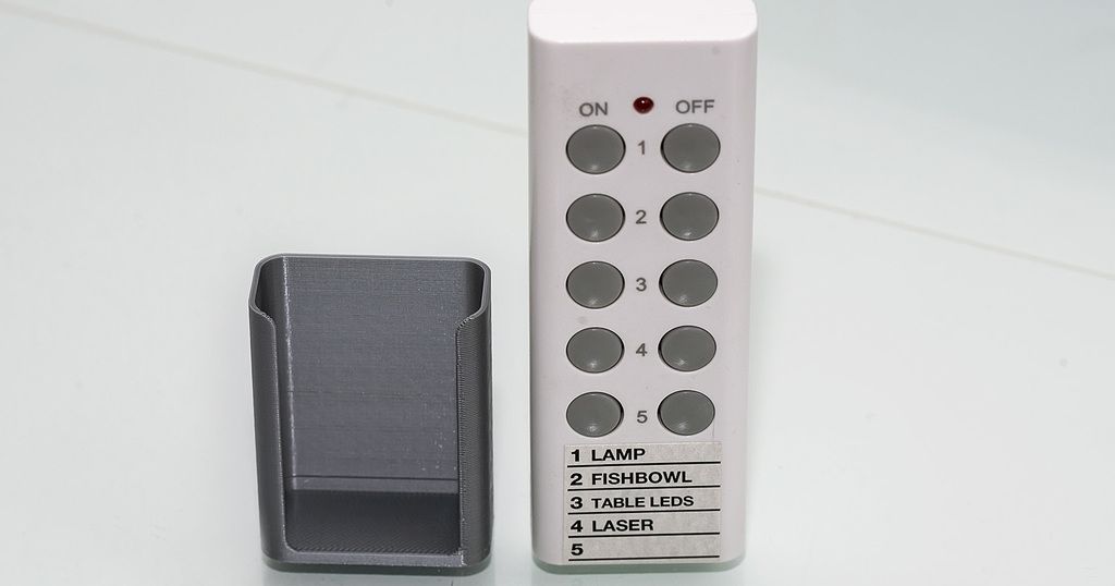 Cradle for wireless light switch remote by Mmg1design | Download free ...