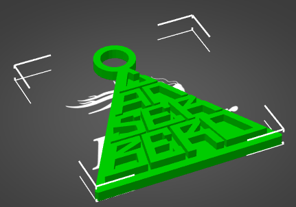 cancerbero rapper logo keychain by F3NR1R | Download free STL model ...