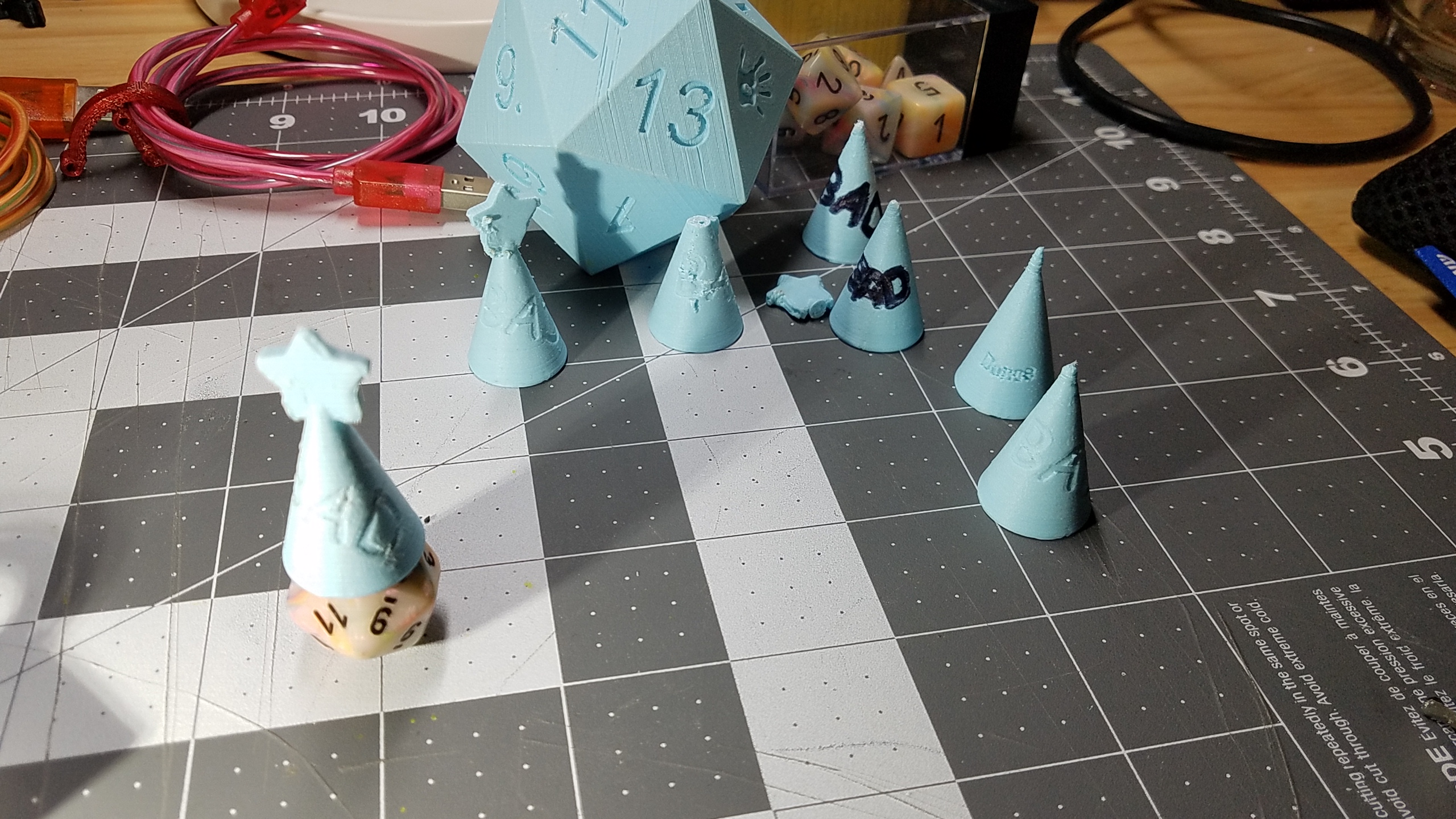 Several Terribly Printed and Lazily Designed Dunce Caps or Funny Hats ...