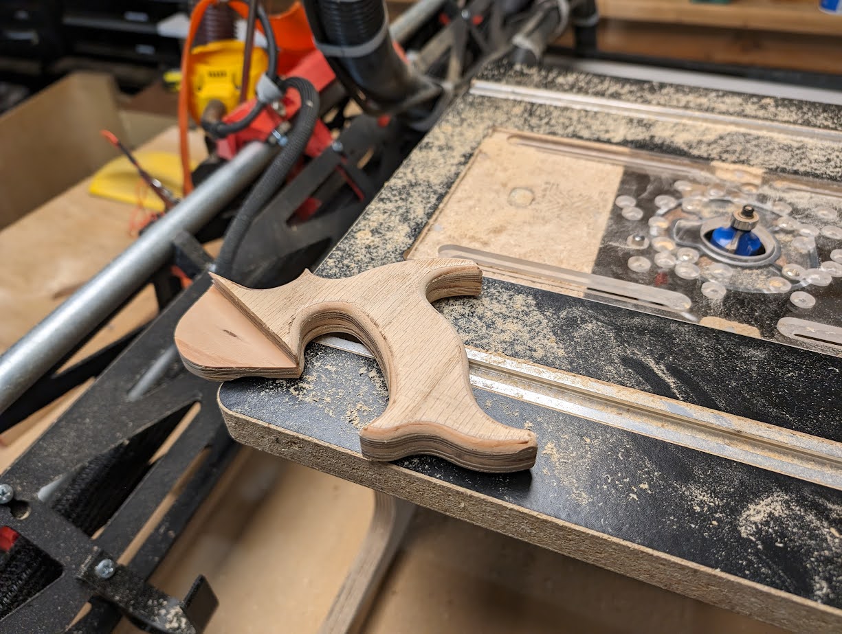 Classic Saw Handle with Replaceable Push Stick (CNC) by Printbird ...