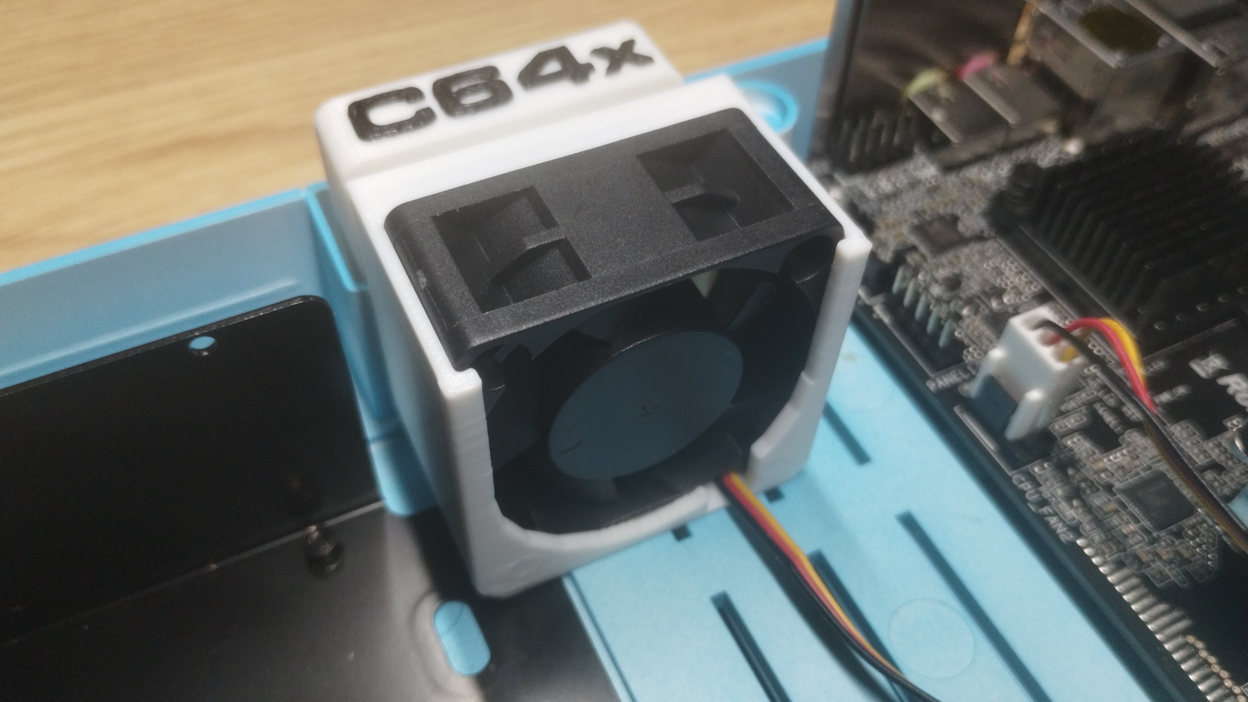 My Retro Computer C64x 4020 Fan Mount + C64-themed Fan Grill by ...
