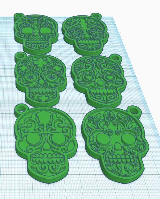 Skull Keychain 2.0 by Hanzo 3d | Download free STL model | Printables.com