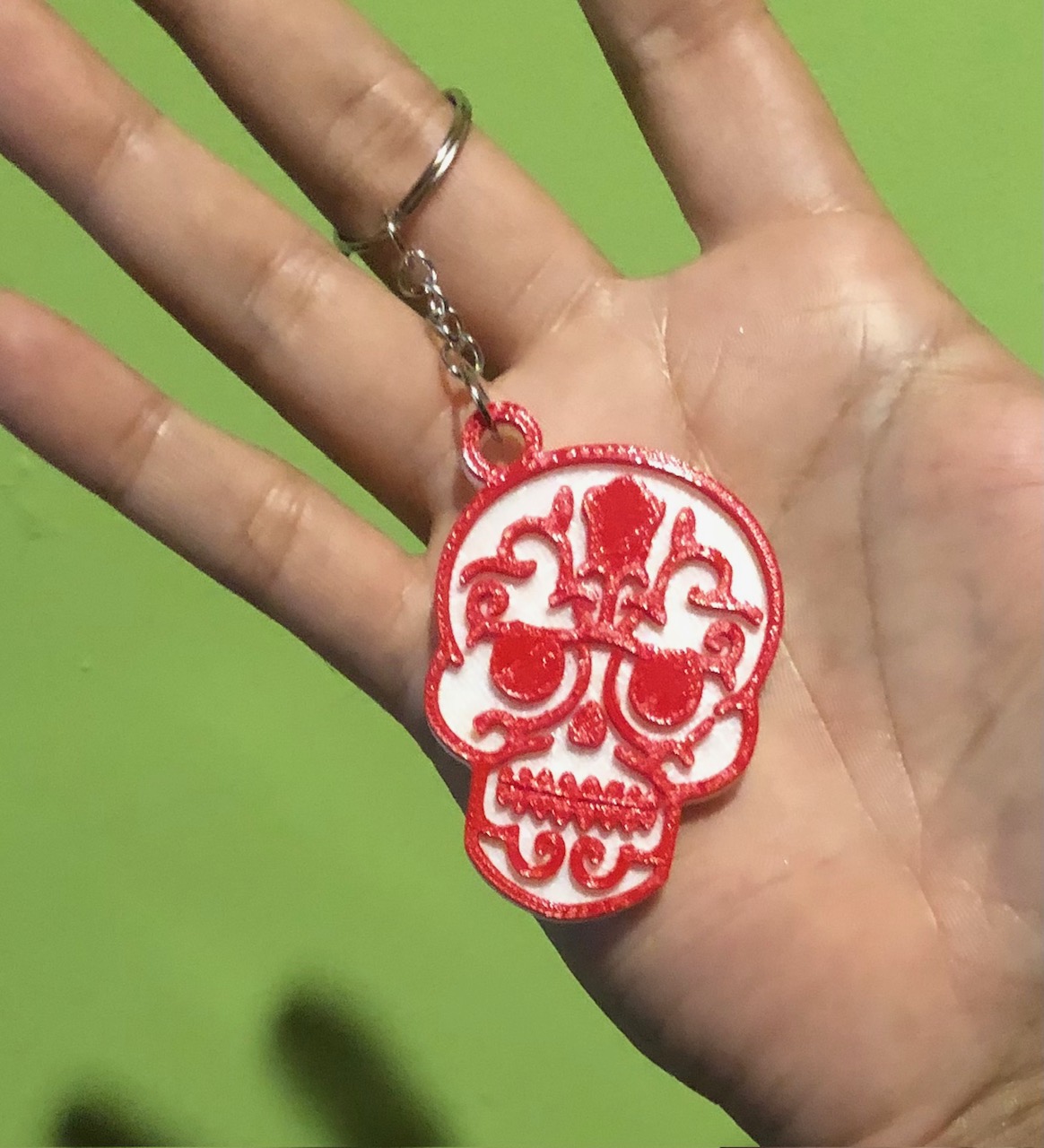Skull Keychain 2.0 by Hanzo 3d | Download free STL model | Printables.com