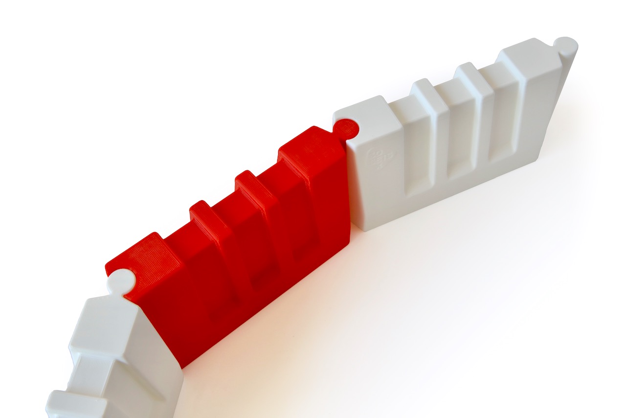 Road Block & Traffic Cone by 3D Sets | Download free STL model ...