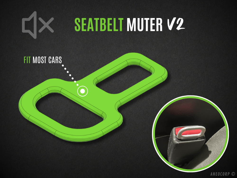 Seatbelt Muter V2 von AneoPsy | Kostenloses STL-Modell herunterladen ...