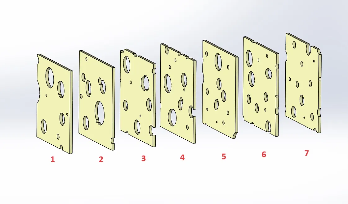 Swiss Cheese Model by jor2468 | Download free STL model | Printables.com