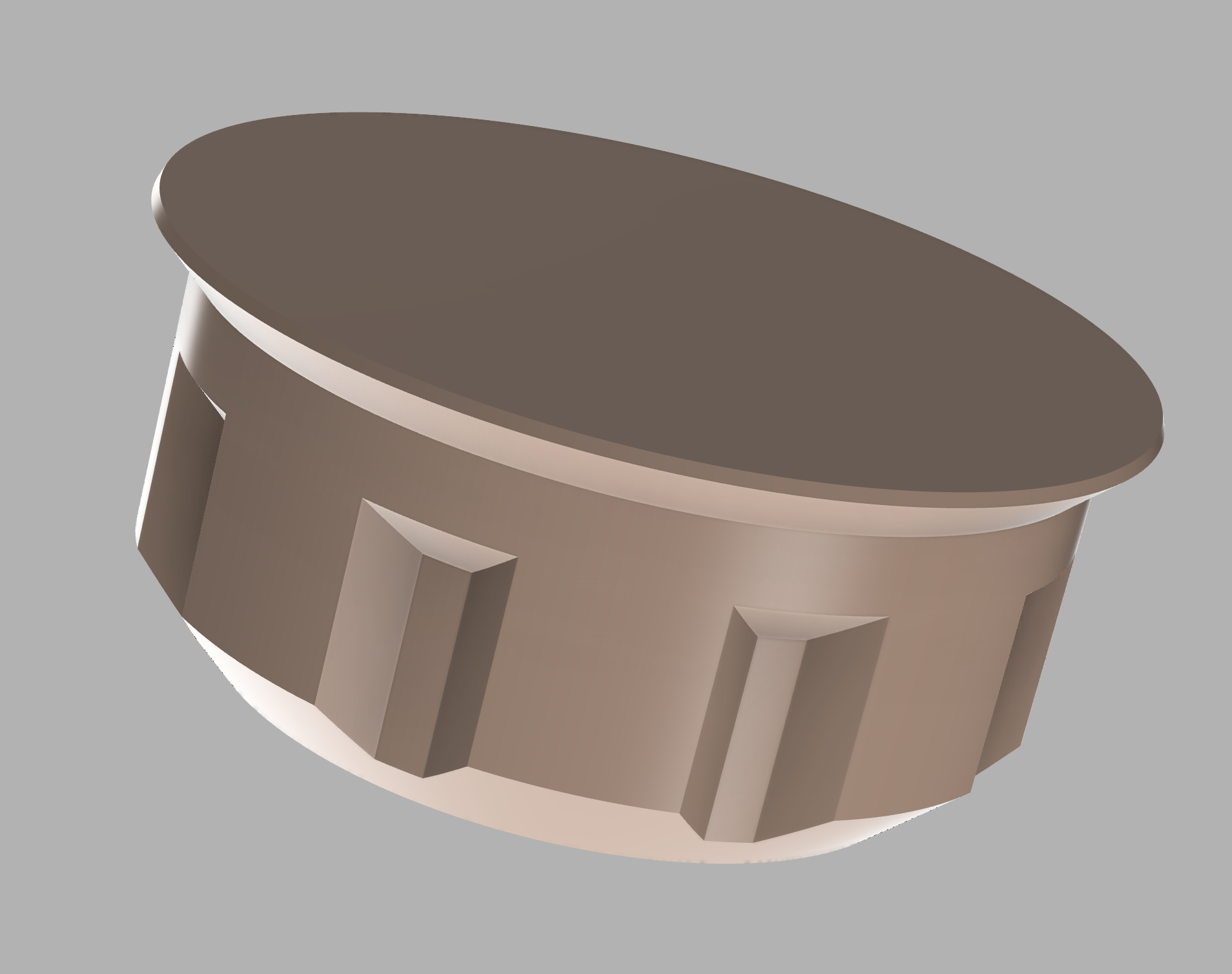 MFT Hole Plug (20mm / magnetic) by EchoDeltaMike | Download free STL ...