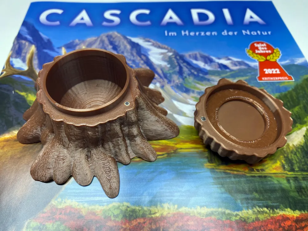 CASCADIA Tree Stump Box (magnetic expansion) by MAKERTEAM® | Download ...
