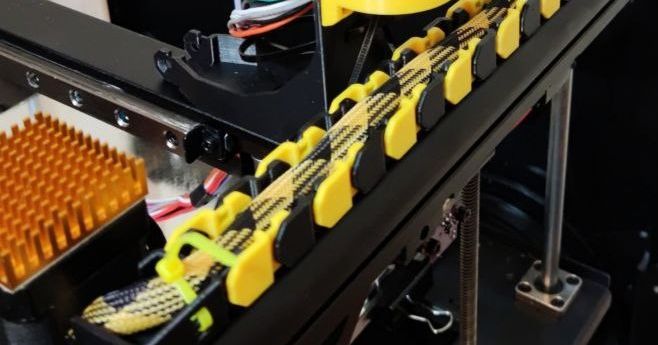 Flexible cable channel for Reborn 2 by Pichurin_ae | Download free STL ...