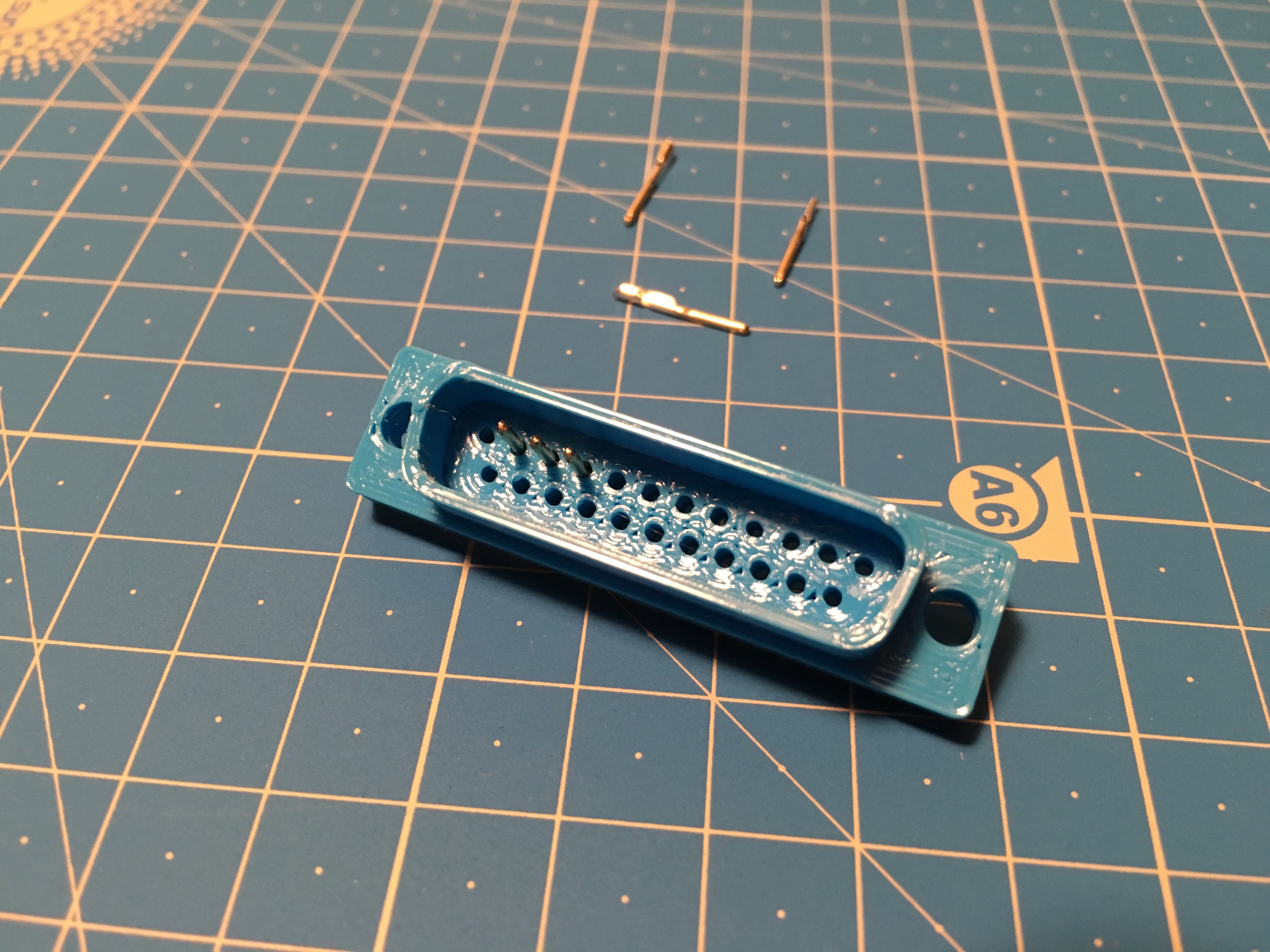 D-Sub 23 Connector by Michał Jaskólski | Download free STL model ...