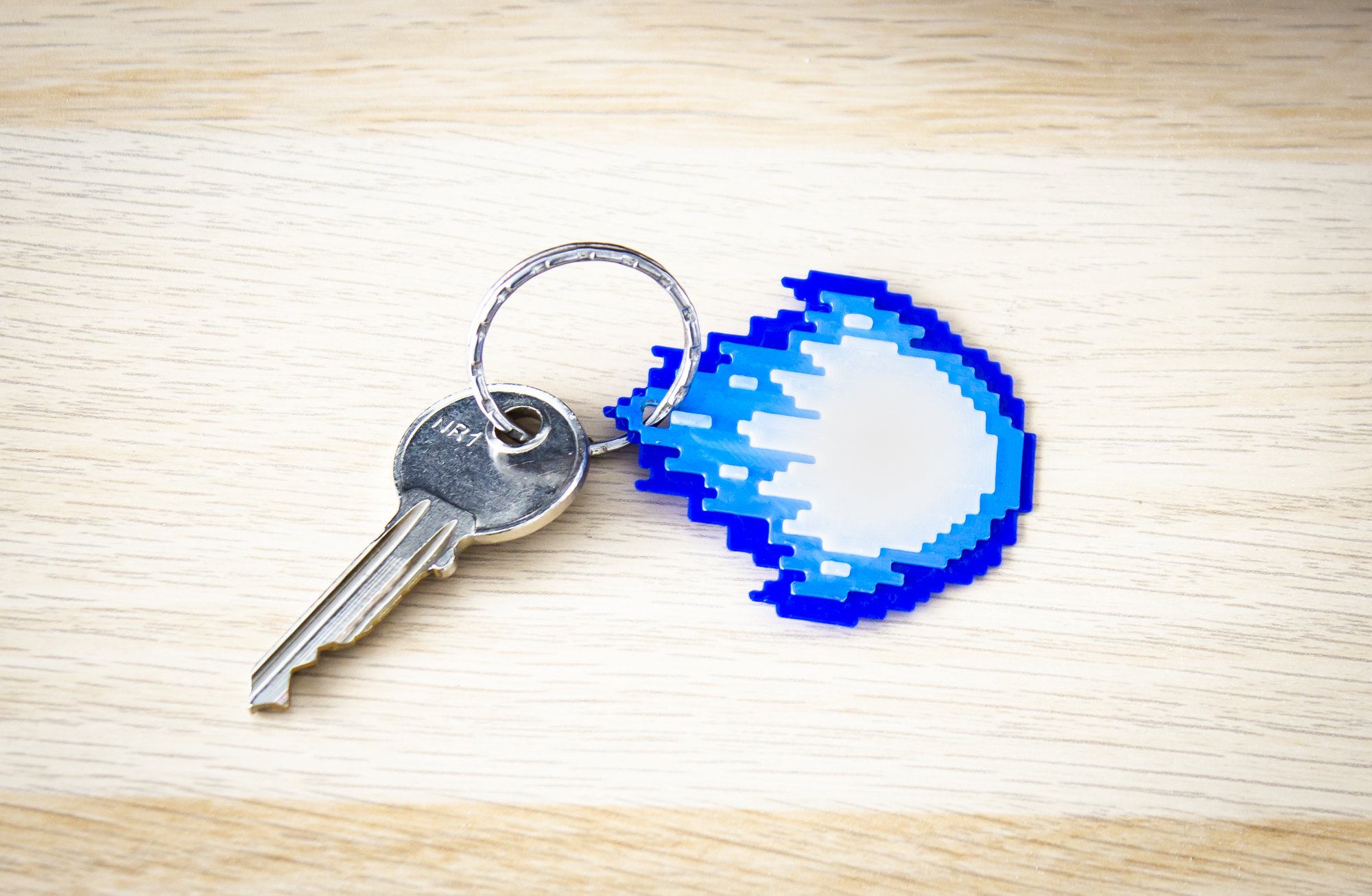Hadouken - Keyring / Key Tag / Key identifier - Retro gaming - Pixel ...