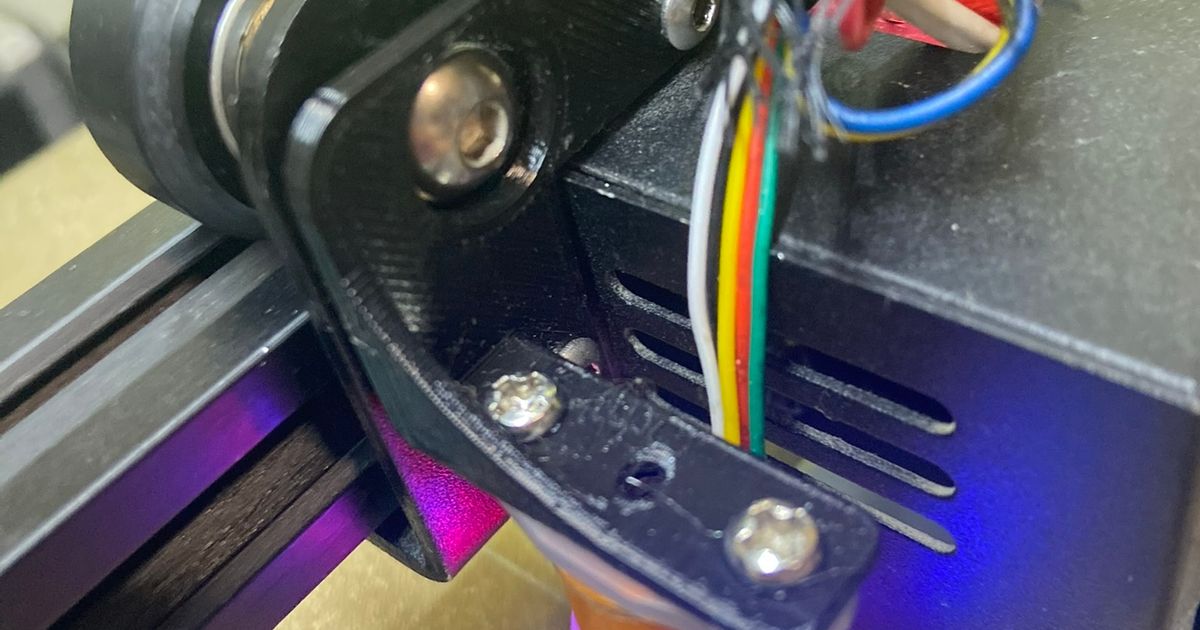 BL touch mount - Ender 3 by Mates | Download free STL model ...