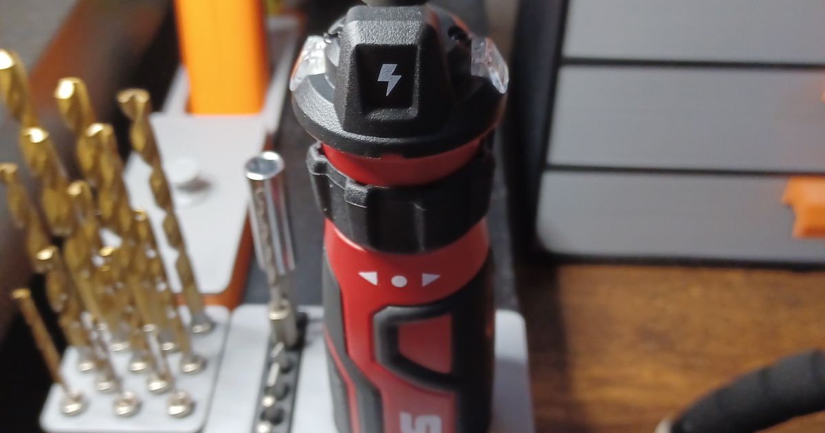 Gridfinity Power Driver Holder by Jim | Download free STL model | Printables.com