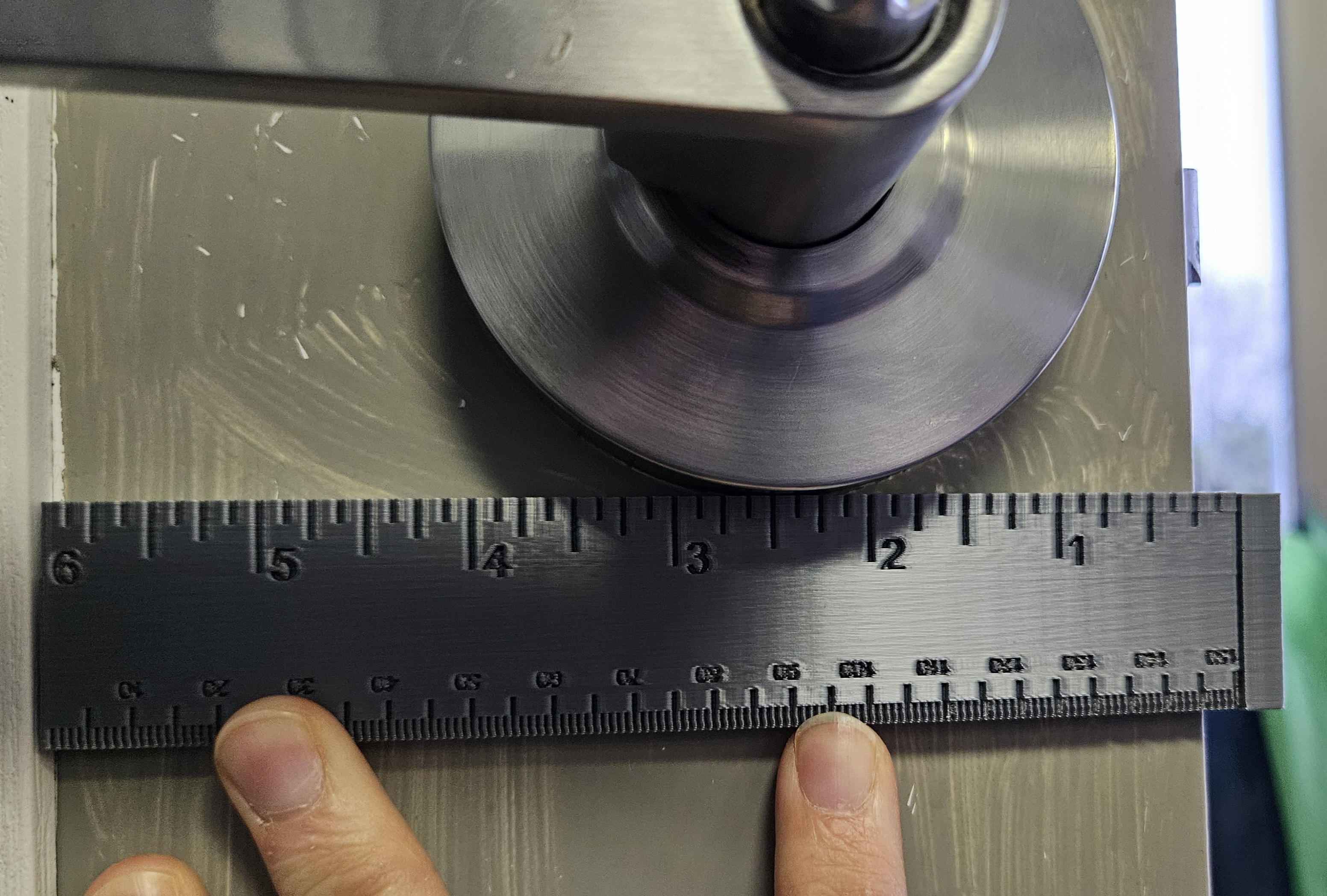 Doorknob Backset Measuring Tool by abradleytmu | Download free STL ...