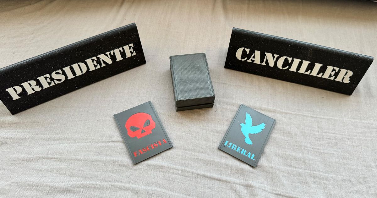 Secret Hitler Board Game by Aryel Altamar | Download free STL model ...