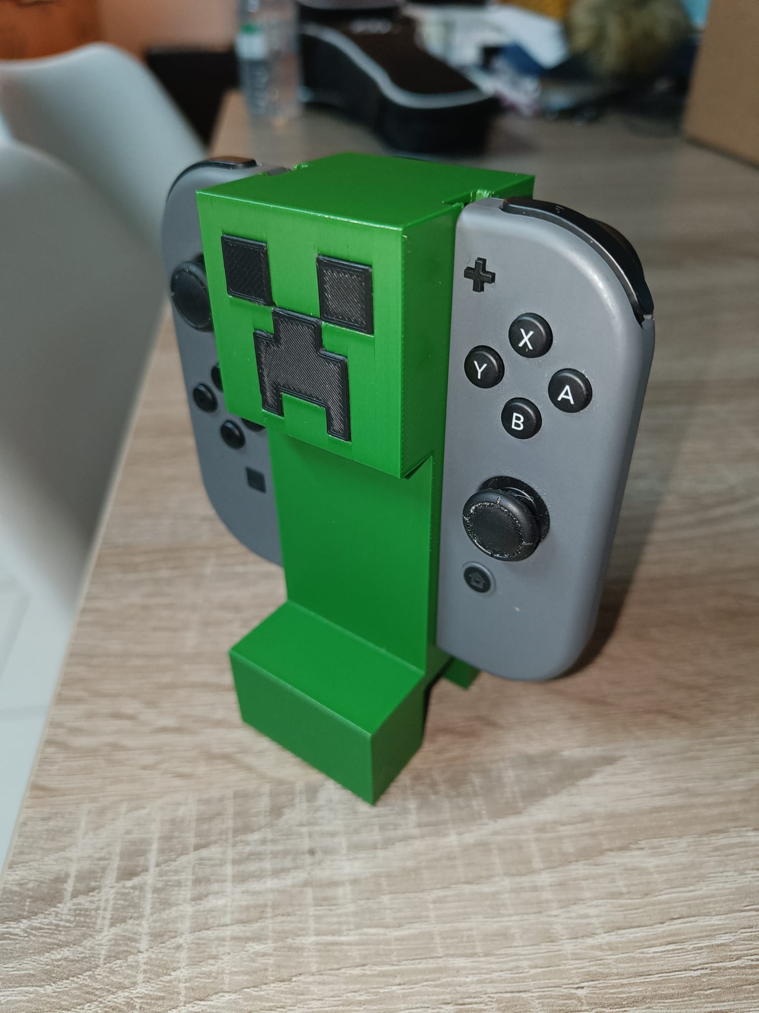 Switch controller holder Creeper by Nazryth | Download free STL model ...