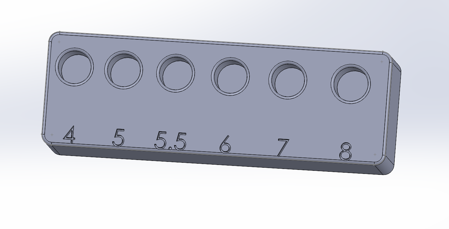 4 to 14mm husky 1/4 in socket holder gridfinity by Ian Cox | Download free STL model ...