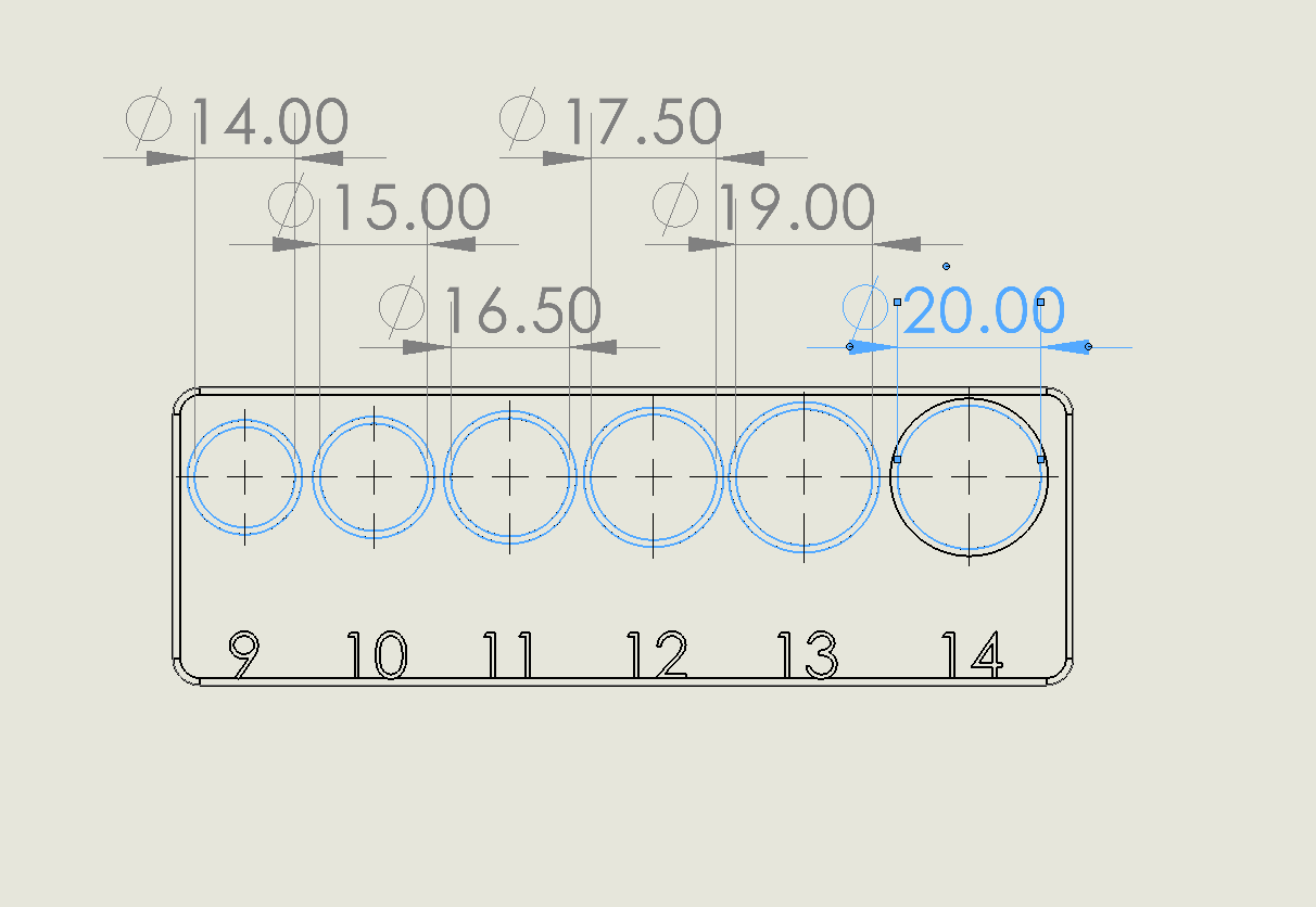 4 to 14mm husky 1/4 in socket holder gridfinity by Ian Cox | Download ...