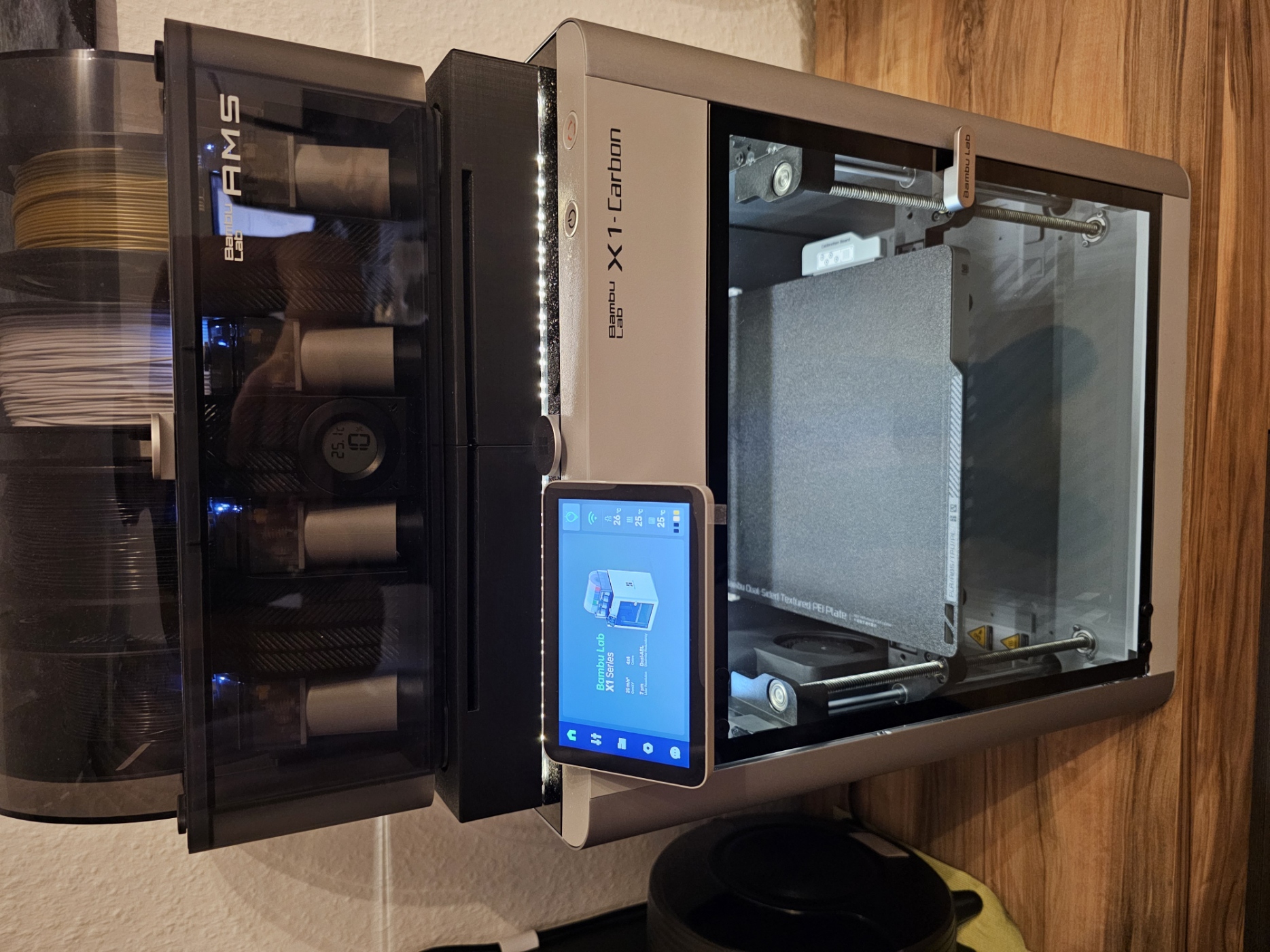 AMS Riser with Plate Storage and LED Strips by Noverium | Download free ...