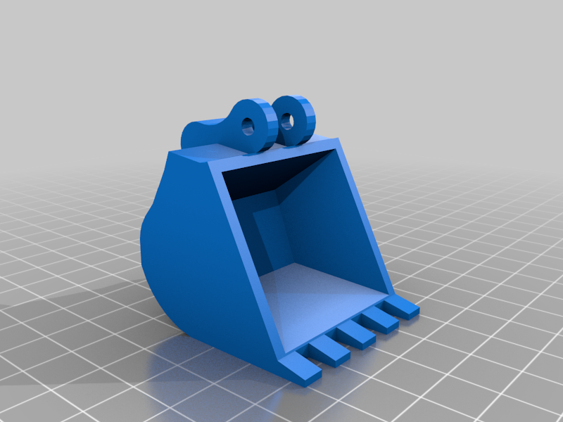 Motorised Excavator Arm by overthehills | Download free STL model ...