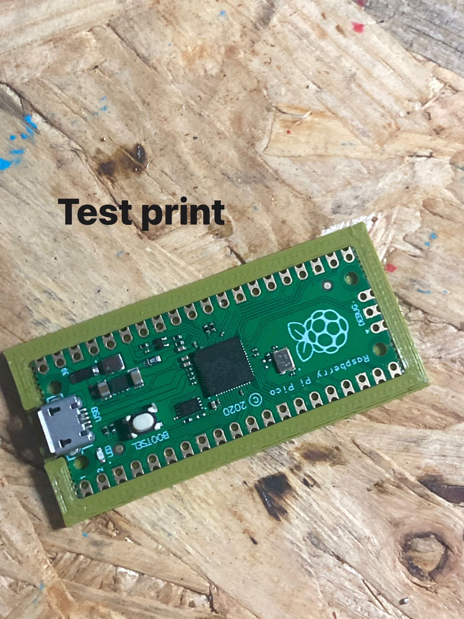 raspberry pi pico holder/case by filippo tnt | Download free STL model ...