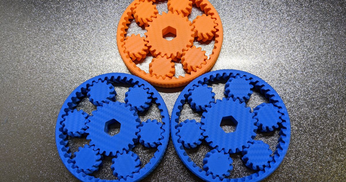 PiP Fidget Planetary Gears - Stack & Linkable by Go Brrr | Download ...