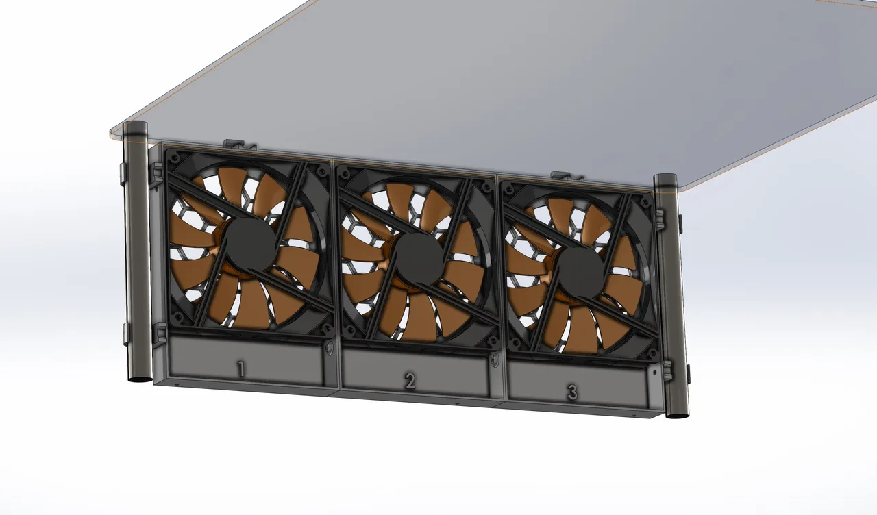 Thermaltake Core P3 TG Pro Fan Mounts and Slot Covers by Embrace Making ...