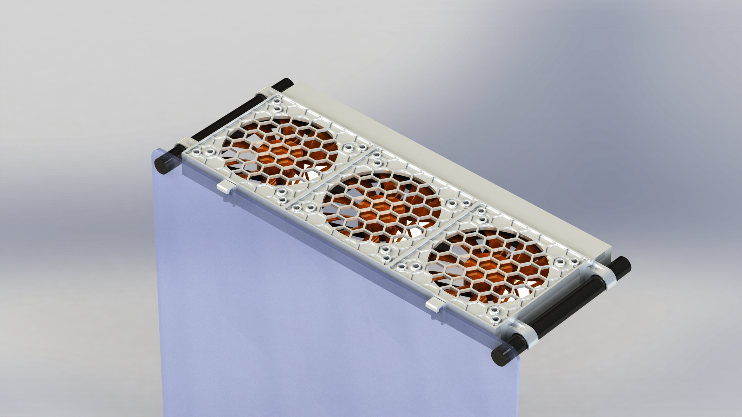 Thermaltake Core P3 TG Pro Fan Mounts and Slot Covers by Embrace Making ...