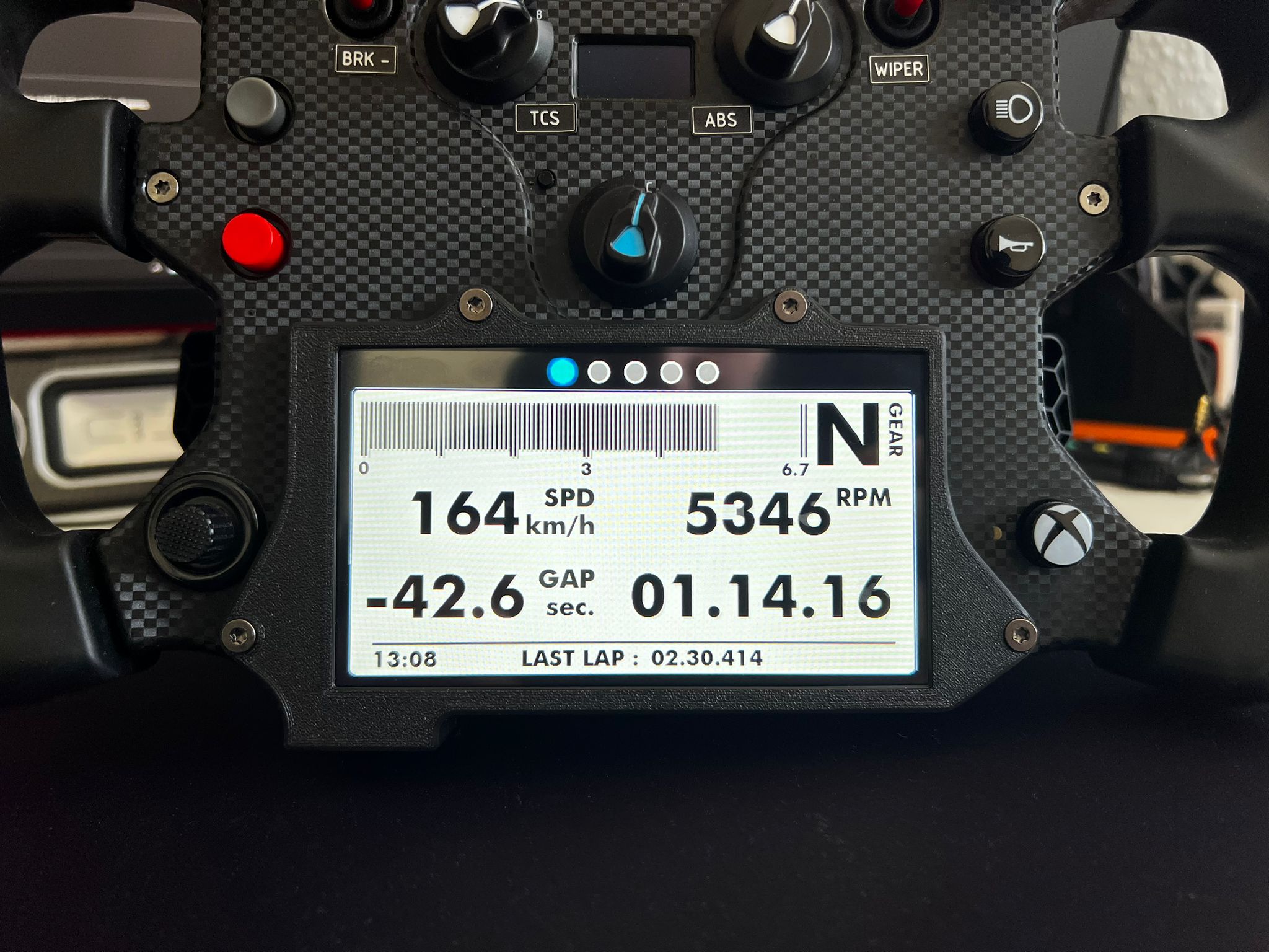 Fanatec McLaren GT3 Wheel VoCore Screen 4" and 5" by Lucas Grilli ...