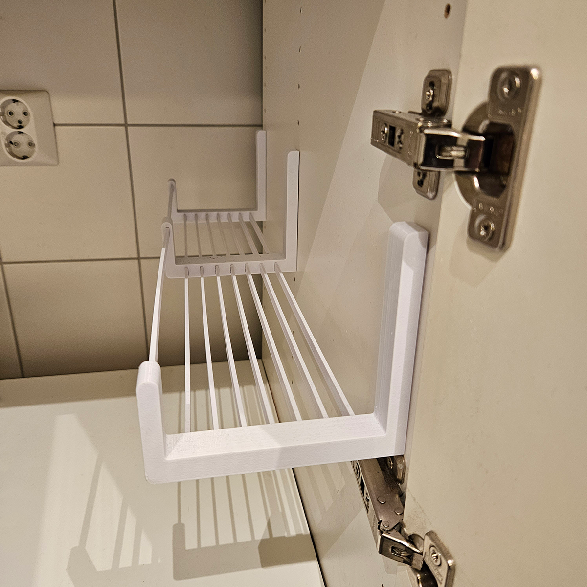 130mm SideStash Shelf (Compatible with IKEA wardrobes) - Deep, Barry ...