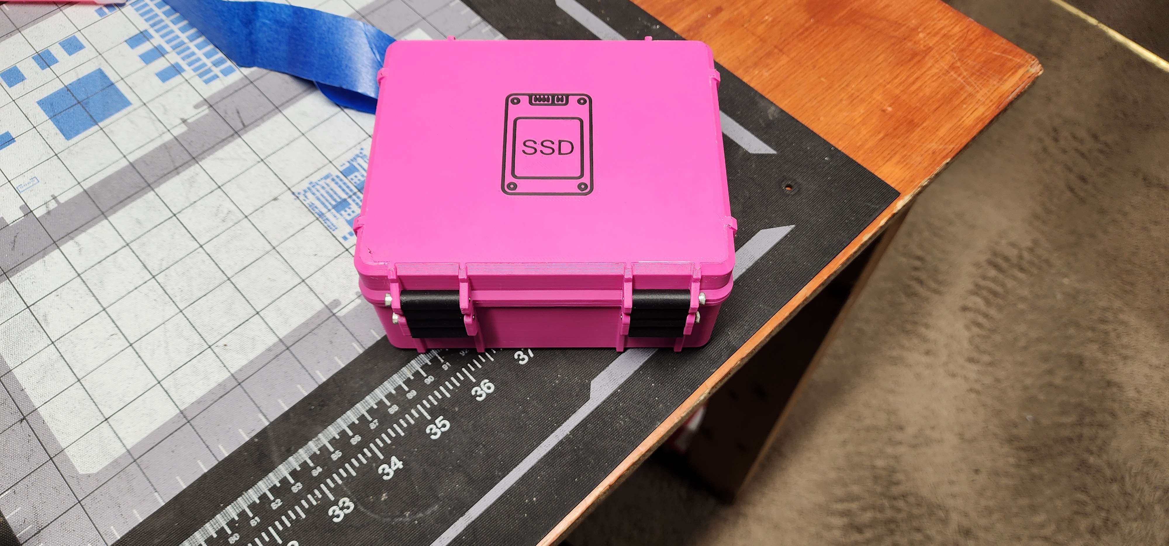 Rugged Box SSD storage by Natpie | Download free STL model | Printables.com