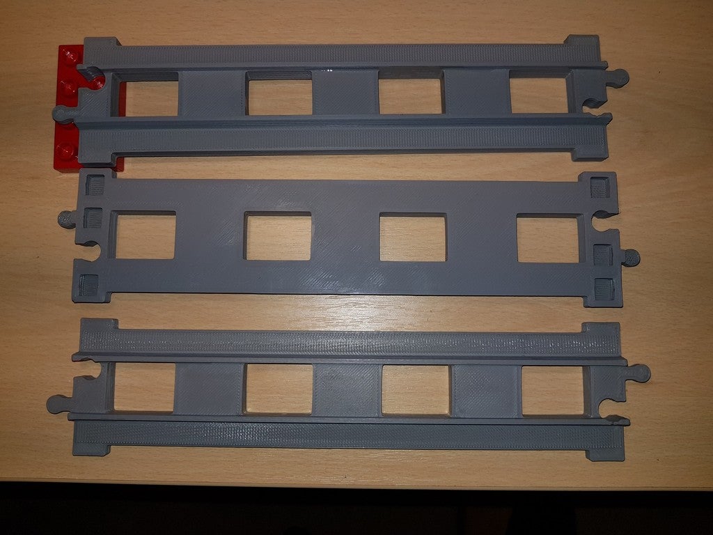 LEGO Duplo Train track: straight (double size for bridges) by dziobu ...