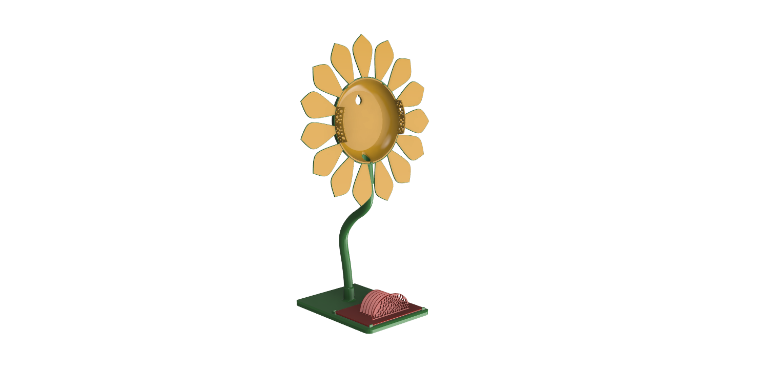 Sunflower Holder for Google Home Mini by SimonMakerForge | Download ...