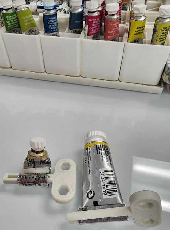 Paint Tube Key by Ken Wright | Download free STL model | Printables.com