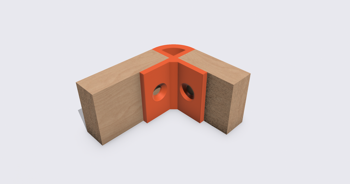 9mm Plywood rounded flush corner + STEP Files by DS Prints | Download ...