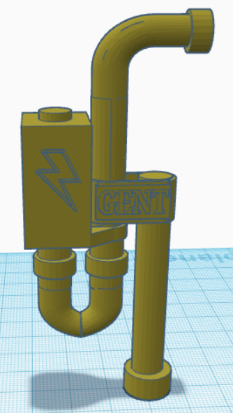 GENT Shock Pipe from BATDR by InkDemon2010 | Download free STL model ...