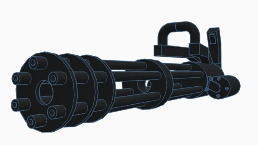 Minigun by InkDemon2010 | Download free STL model | Printables.com